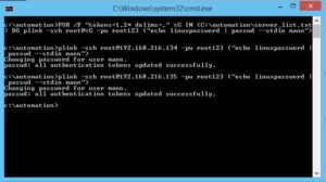 Automate remote linux commands from Windows terminal using plink. - UX Techno