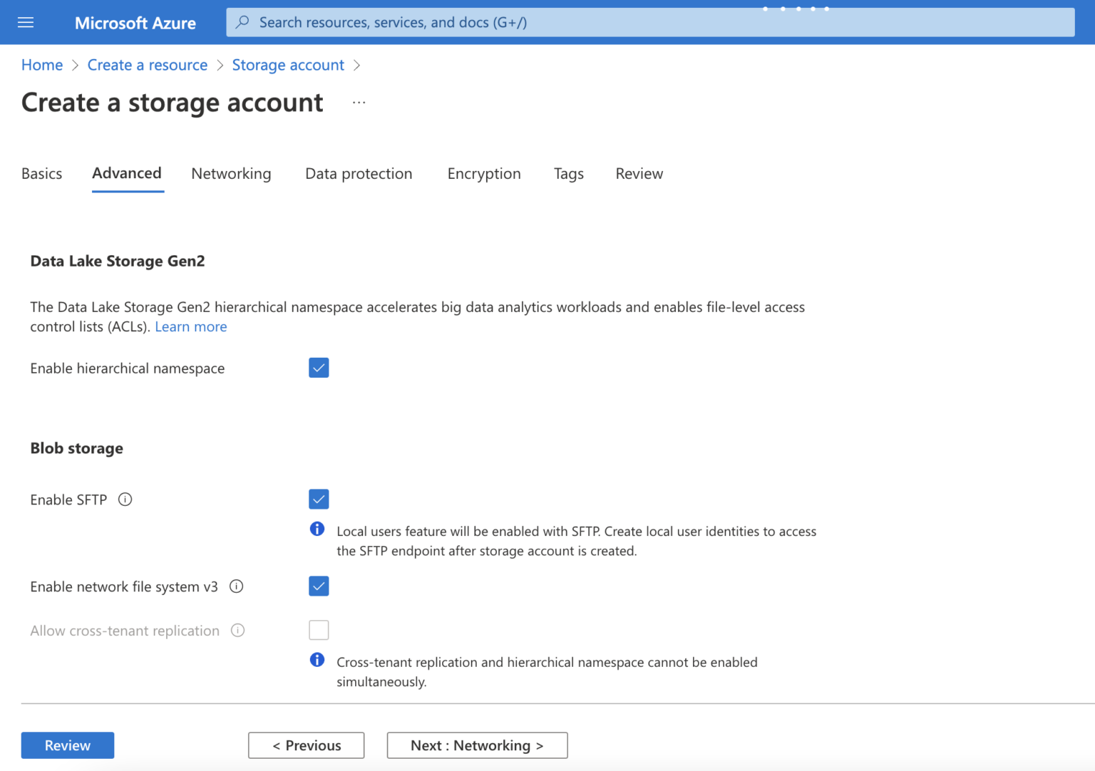 How to configure Azure blob storage as sftp server - UX Techno